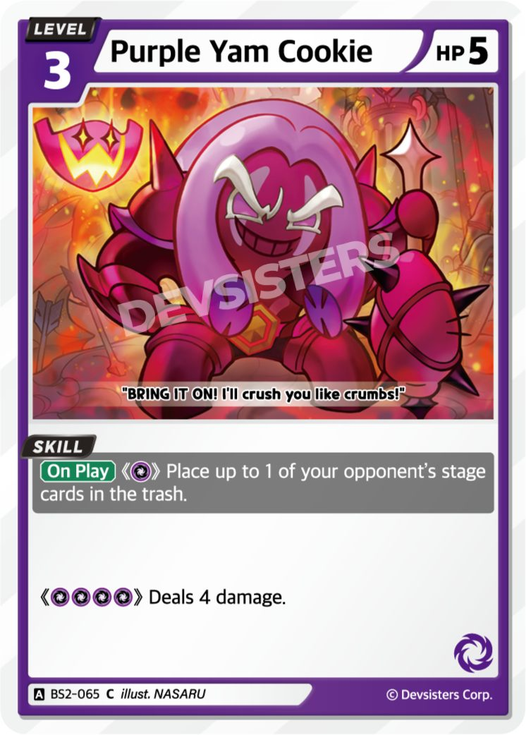 CookieRun TCG - Purple Yam Cookie [BS2-065 C] – The Feisty Goblin Gamehouse