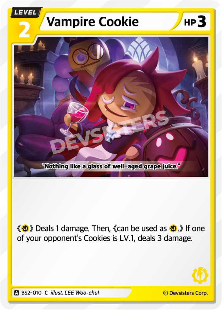 CookieRun TCG - Vampire Cookie [BS2-010 C] – The Feisty Goblin Gamehouse