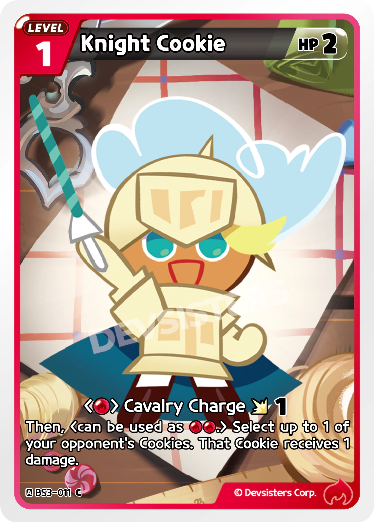 CookieRun TCG - Knight Cookie [BS3-011 C] – The Feisty Goblin Gamehouse
