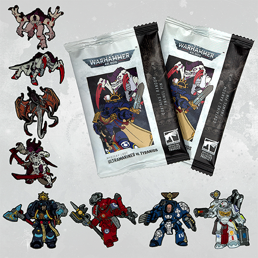 Foam Brain - Mystery Loot: Ultramarines vs. Tyranids Enamel Pins – The ...