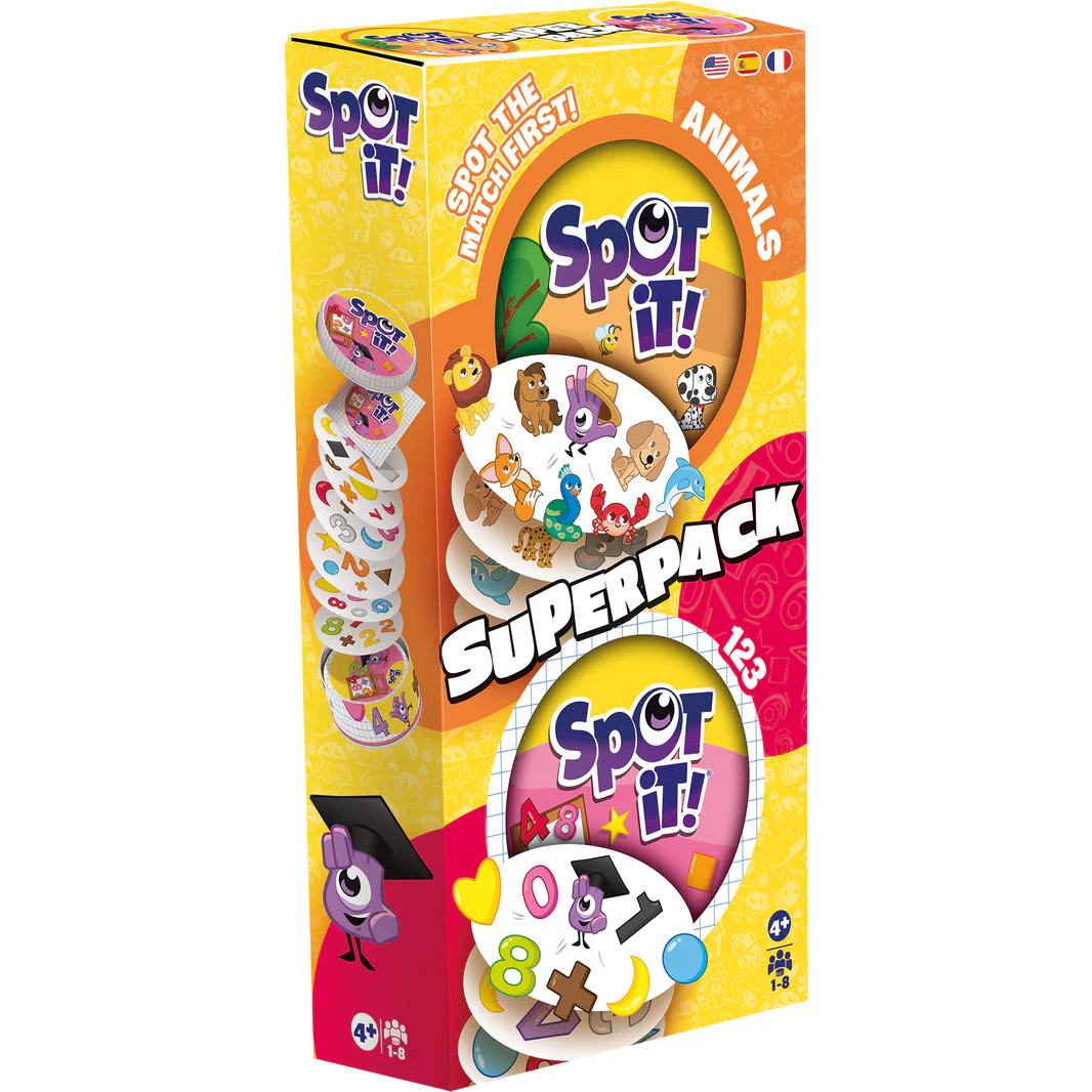 Spot it! Superpack Kids (Eco Bigbox) – The Feisty Goblin Gamehouse