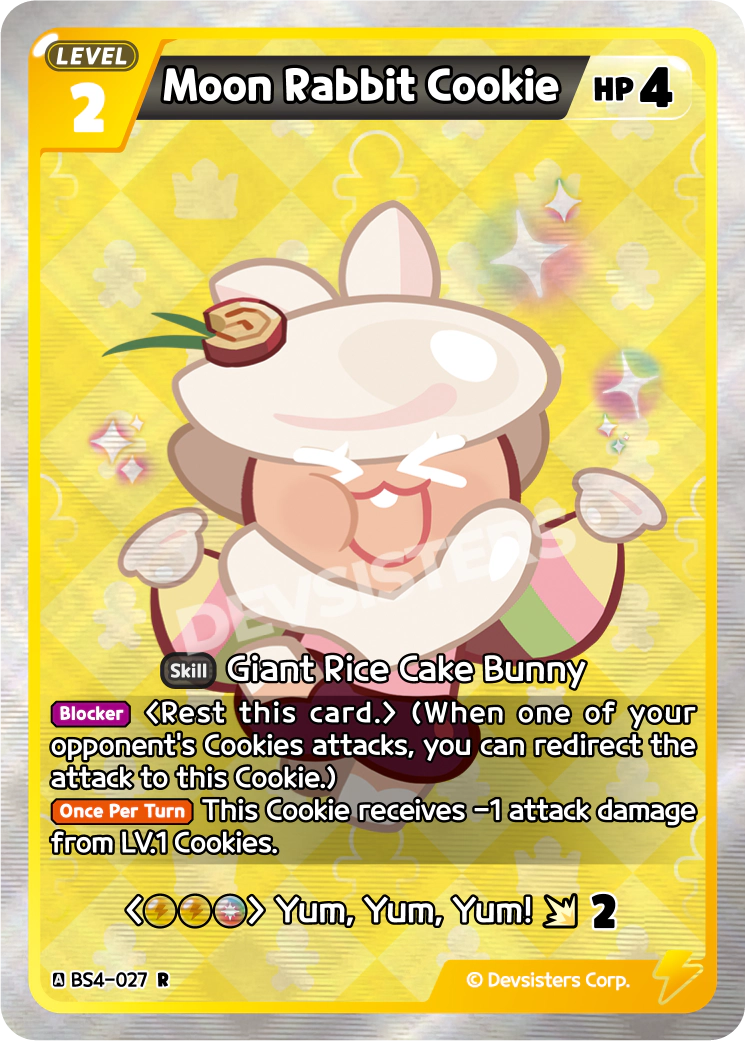CookieRun TCG - Moon Rabbit Cookie [BS4-027 R] – The Feisty Goblin ...