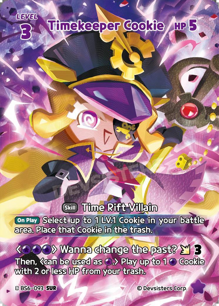 CookieRun TCG - Timekeeper Cookie [BS6-093 SUR] – The Feisty Goblin Gamehouse