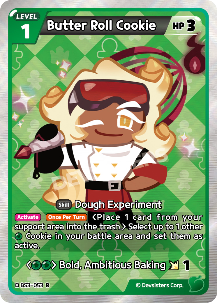 CookieRun TCG - Butter Roll Cookie [BS3-053 R] – The Feisty Goblin ...