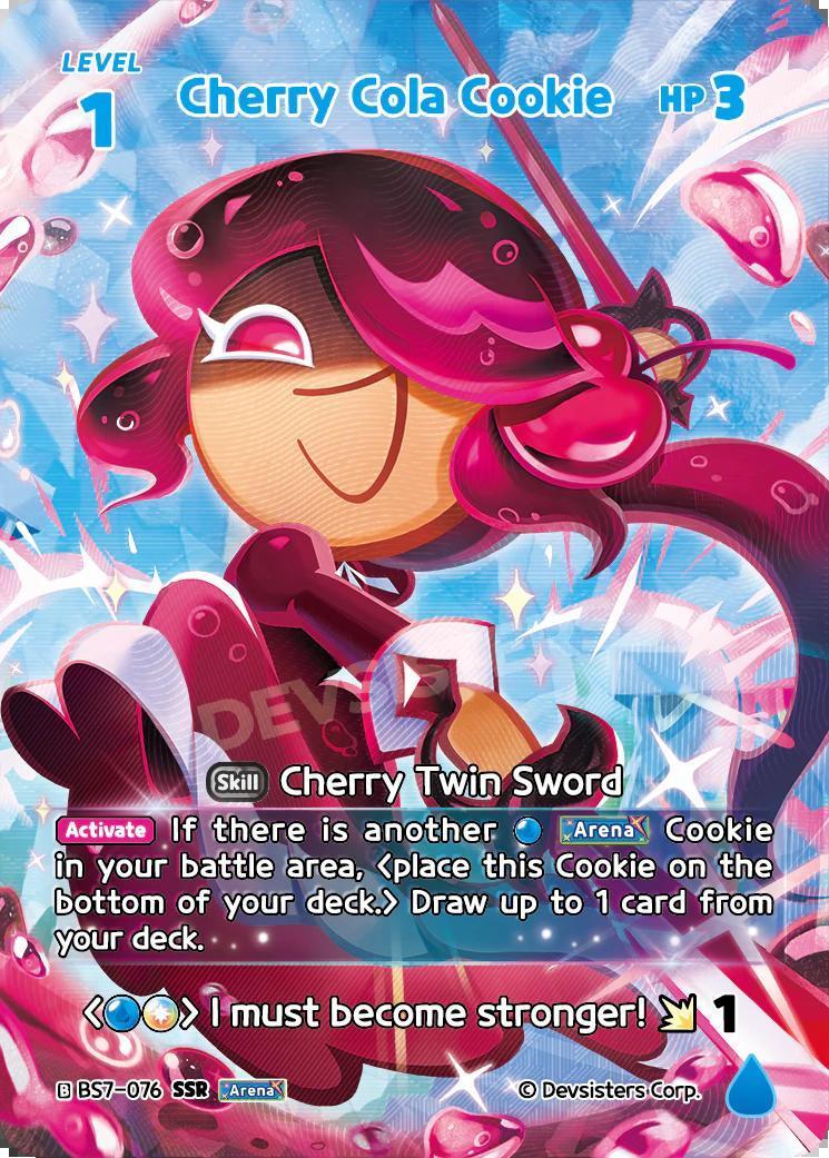 CookieRun TCG - Cherry Cola Cookie [BS7-076 SSR] – The Feisty Goblin ...