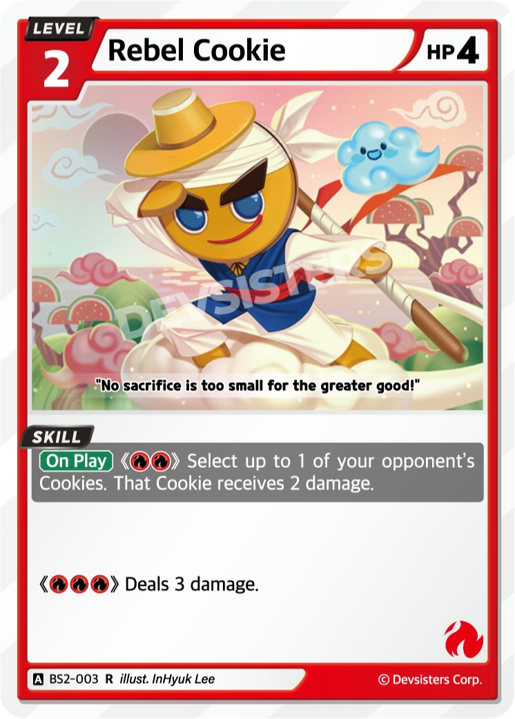 CookieRun TCG - Rebel Cookie [BS2-003 R] – The Feisty Goblin Gamehouse