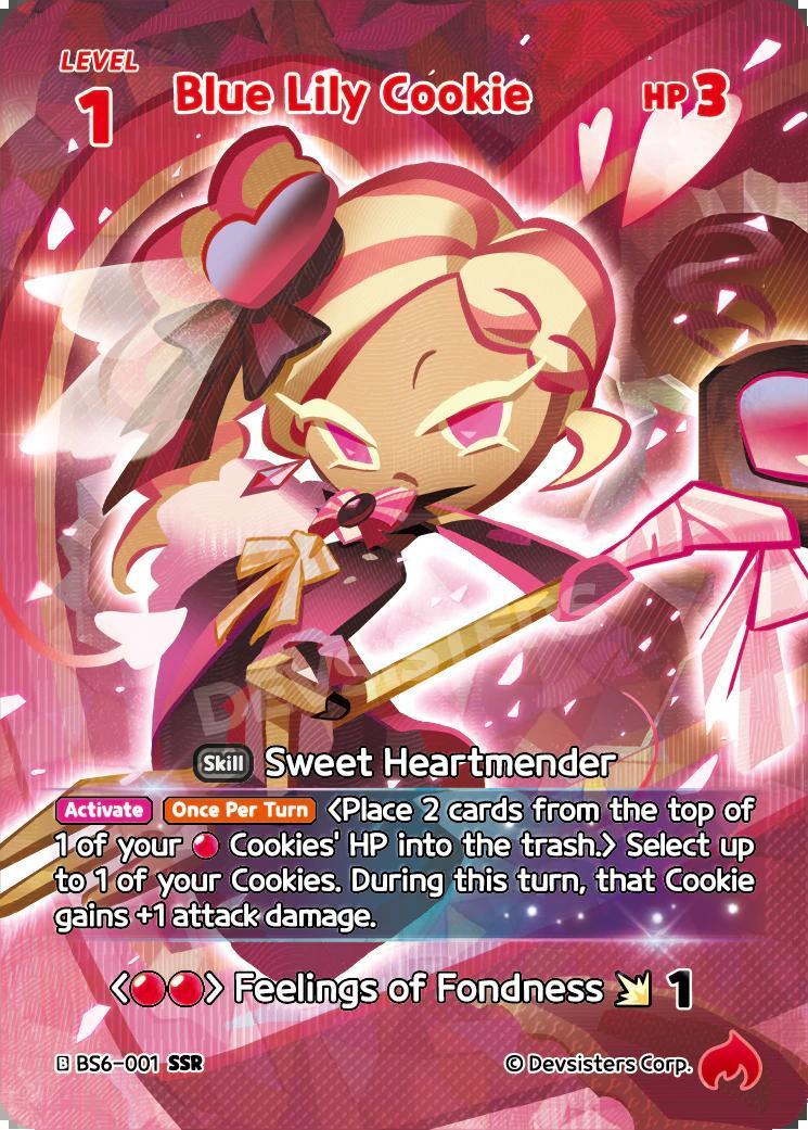 CookieRun TCG - Blue Lily Cookie [BS6-001 SSR] – The Feisty Goblin ...