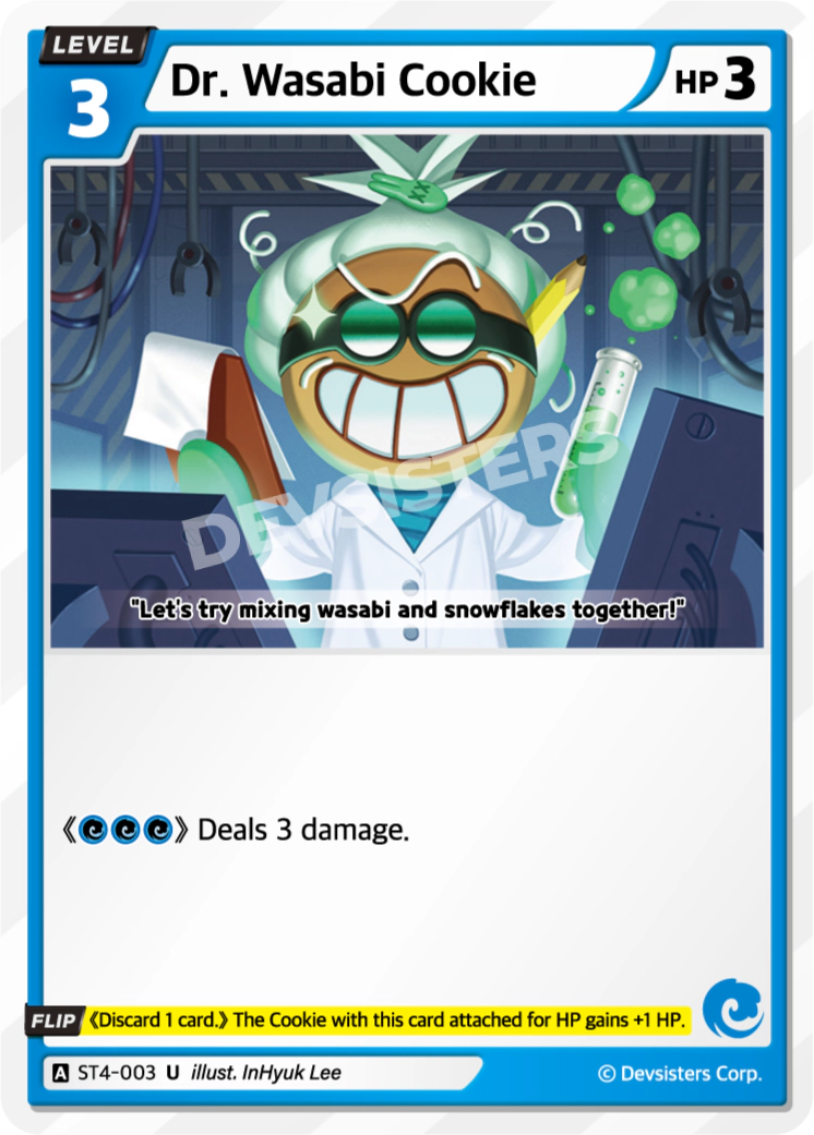 CookieRun TCG - Dr. Wasabi Cookie [ST4-003 U] – The Feisty Goblin Gamehouse