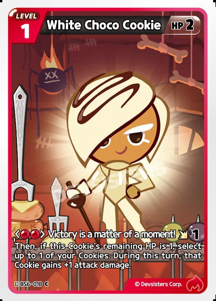CookieRun TCG - White Choco Cookie [BS6-018 C] – The Feisty Goblin ...