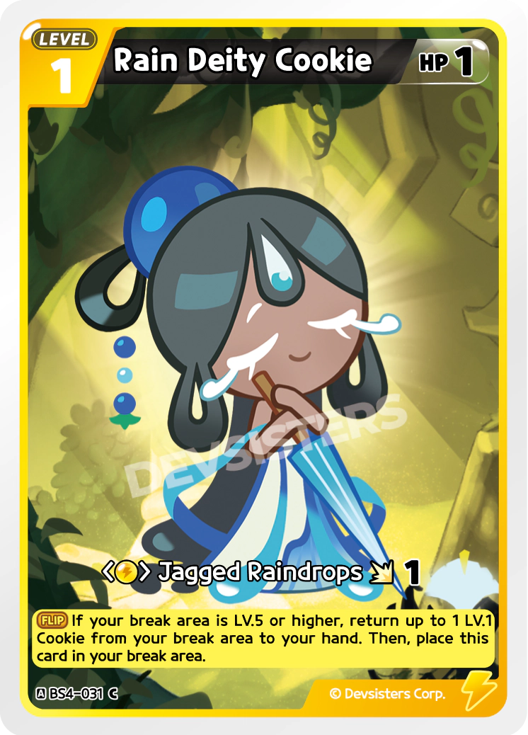 CookieRun TCG - Rain Deity Cookie [BS4-031 C] – The Feisty Goblin Gamehouse