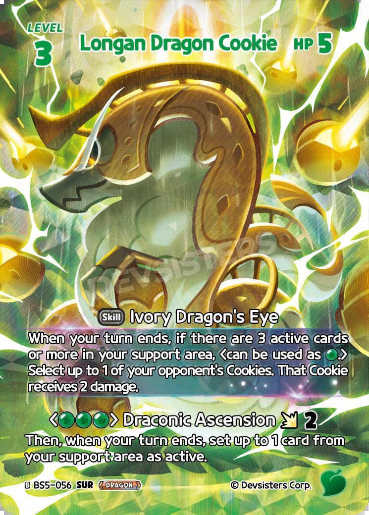 CookieRun TCG - Longan Dragon Cookie [BS5-056 SUR] – The Feisty Goblin ...