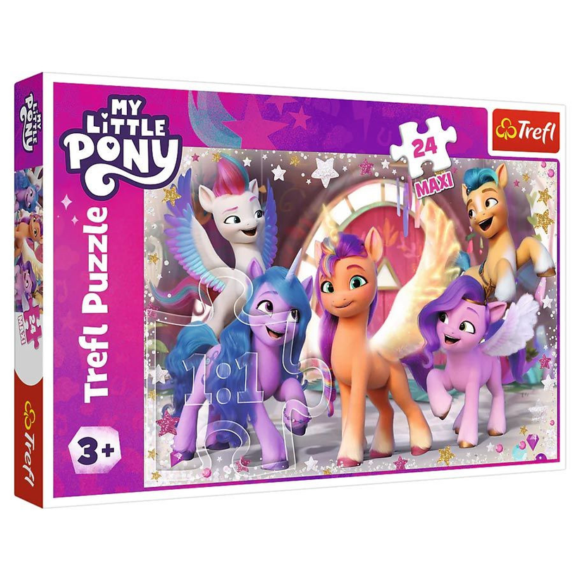 Trefl Preschool- My Little Pony: A Happy Day of Ponies Maxi Puzzle (24 ...