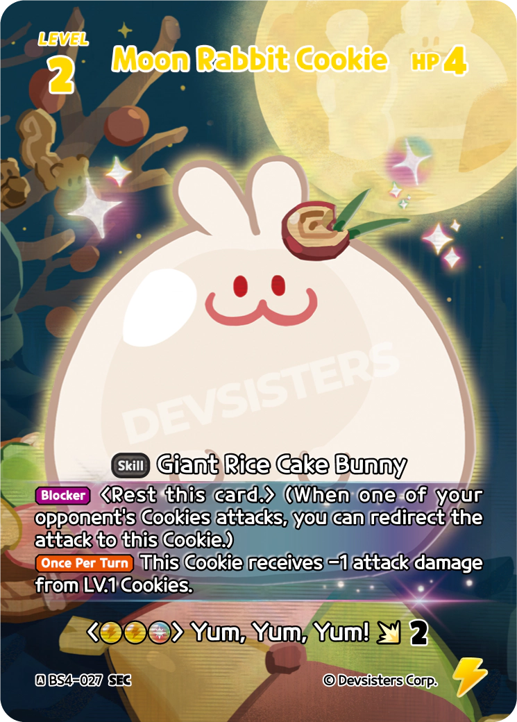 CookieRun TCG - Moon Rabbit Cookie [BS4-027 SEC] – The Feisty Goblin ...
