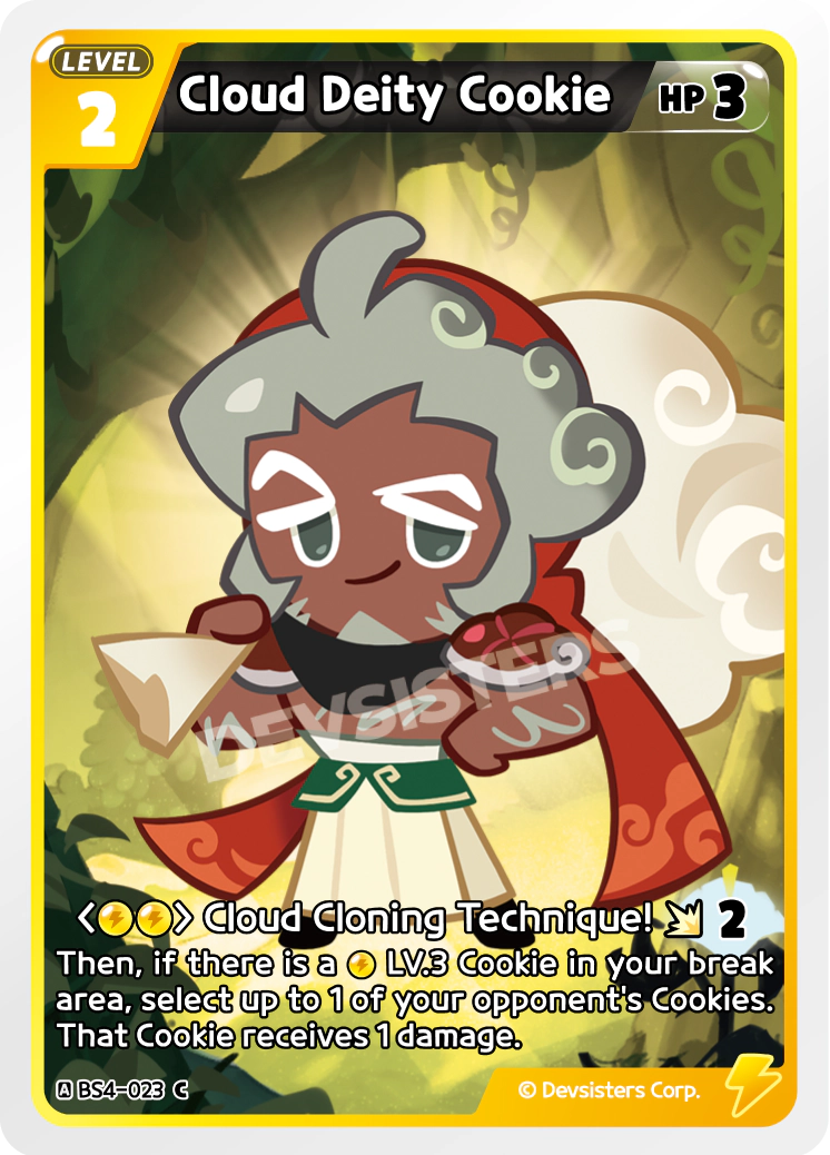 CookieRun TCG - Cloud Deity Cookie [BS4-023 C] – The Feisty Goblin ...