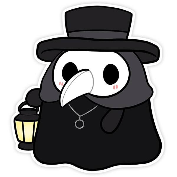 Squishable Sticker - 3" Plague Doctor – The Feisty Goblin Gamehouse