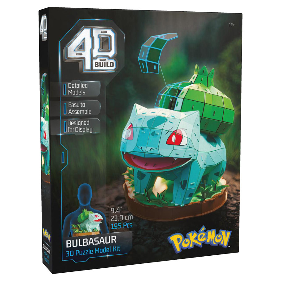 4D Puzzle - Pokemon: Bulbasaur – The Feisty Goblin Gamehouse