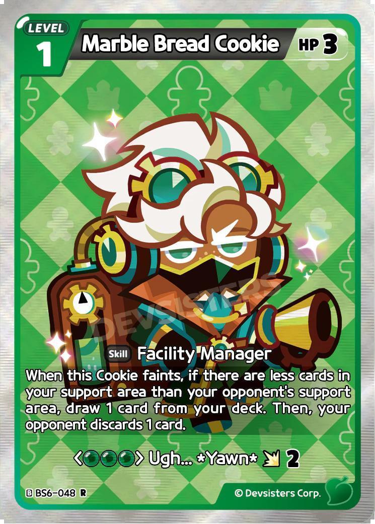 CookieRun TCG - Marble Bread Cookie [BS6-048 R] – The Feisty Goblin ...