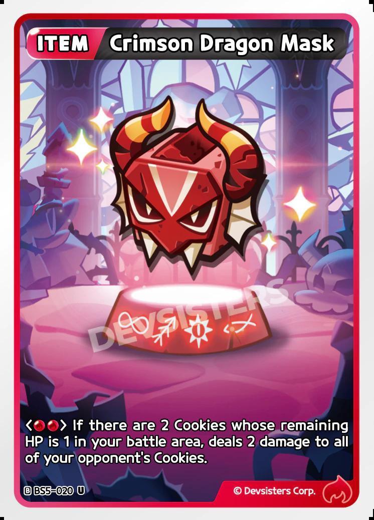 CookieRun TCG - Crimson Dragon Mask [BS5-020 U] – The Feisty Goblin ...