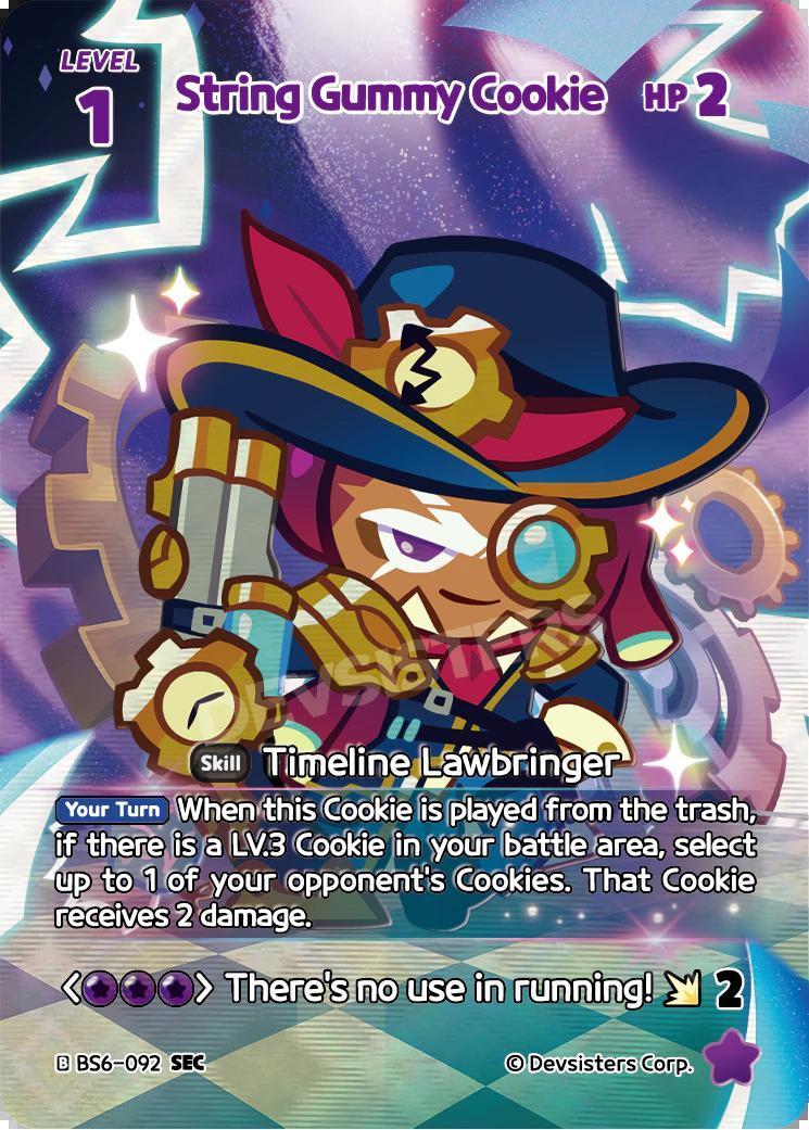 CookieRun TCG - String Gummy Cookie [BS6-092 SEC] – The Feisty Goblin ...